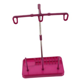 FOMIYES Garnrollenhalter f&uuml;r N&auml;hmaschinen Kunststoff-Organizer N&auml;hmaschinengarnzubeh&ouml;r Spulenaufbewahrung Bastelzimmer-organisator Stabiler Halt Einfache Mont