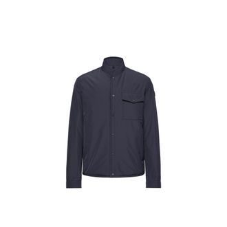 Moncler Moncler Doudoune Courte Zonda, Homme, Bleu, Taille: 0