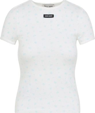 Miu Miu Damen, Oberteile, Wei&szlig;, MGr&ouml;&szlig;e