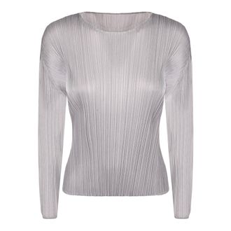 Issey Miyake Damen, Oberteile, Grau, 2XLGr&ouml;&szlig;e
