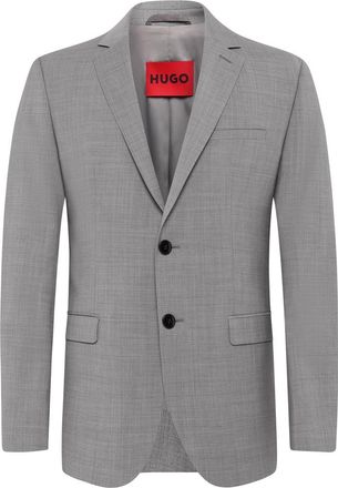 HUGO BOSS Einreihiges Sakko aus einem Wollmix mit Stretch, Extra Slim Fit in