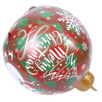 BESPORTBLE DOITOOL Aufblasbare Weihnachtskugel aus PVC Gro&szlig;format Dekorativ als Ornament oder Au&szlig;en-Dekoration Festlicher Weihnachtsschmuck f&uuml;r Zuhause