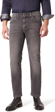 Pioneer Authentic Jeans Herren Jeans Rando | M&auml;nner Hose | Regular Fit | Dark Grey Denim/Washed Washed | Grey Used Whisker 6756 9835 | 34 32