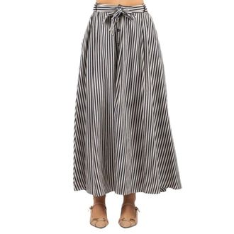 Hanita Femme, Jupes, Multicolore, Taille: 36 FR Gonna Lunga a Righe Fusciacca