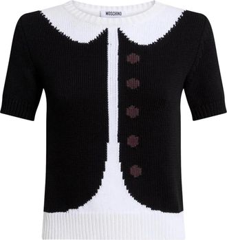 Moschino Femme, Pulls, Noir, Taille: 36 FR Maglia