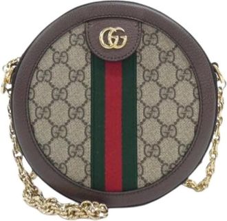 Gucci Sac bandouli&egrave;re Ophidia Pre-owned - Femme - Pre-owned - Beige - Taille: ONE Size