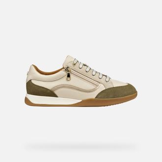 Geox Schuhe Maryemy Dame Beige/grün