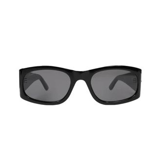 Pleasures Flammen-Sonnenbrille in klassischem Schwarz - - Accessories - Herren - Schwarzk - ONE SIZE