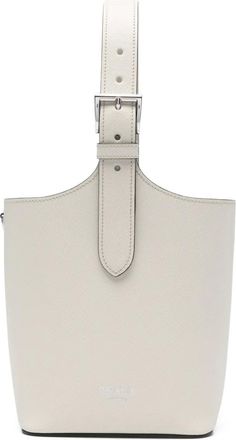 Prada sac seau &agrave; logo imprim&eacute; - Tons neutres