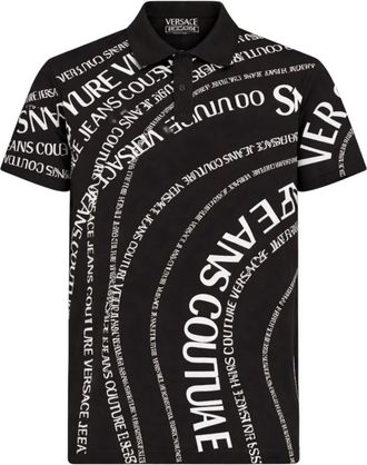 Versace Jeans Couture Homme, Tops, Multicolore, Taille: L Polo Imprim&eacute;