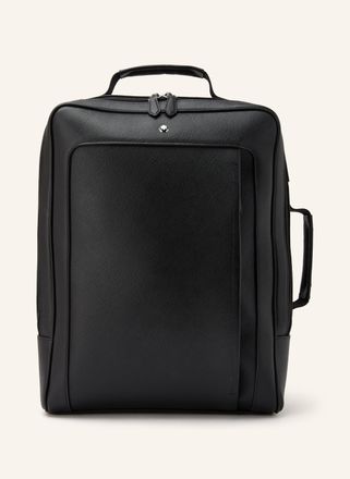Montblanc Saffiano-Rucksack Companion Mit Laptop-Fach schwarz