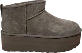 UGG Ugg, Femme, Chaussures, Gris, Taille: 39 EU Classic Ultra Mini Platform