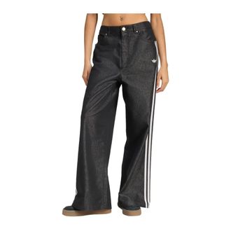 adidas Femme, Pantalons, Noir, Taille: W26 Adilenium Season 4 Teamgeist Baggy Shine Denim Pants