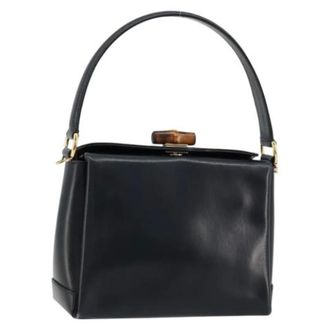 Gucci Sac &agrave; main vintage pr&eacute;-poss&eacute;d&eacute; - Femme - Pre-owned - Bleu - Taille: ONE Size