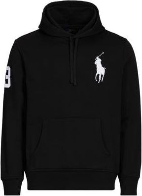 Polo Ralph Lauren Sweat ample &agrave; capuche en coton m&eacute;lang&eacute;