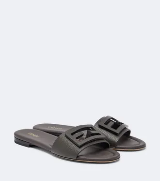 Fendi Mules en cuir