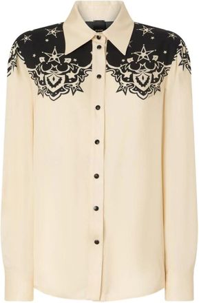 Pinko Pinko, Femme, Blouses et Chemises, Multicolore, Taille: 38 FR Chemise Barberino