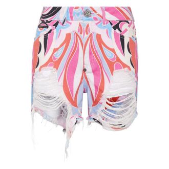 Philipp Plein Damen, Shorts, Mehrfarbig, W25Gr&ouml;&szlig;e