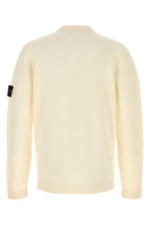 Stone Island Neck Sweater - Ivory