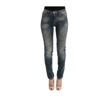 Roberto Cavalli Chic Blue Wash Slim Fit Jeans - - Jeans - Damen - Blau - W26