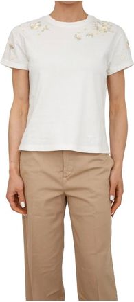 Twinset Femme, Tops, Blanc, Taille: 40 FR T-Shirt Bianco