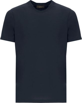 Zanone Homme, Tops, Bleu, Taille: L IceCotton T-Shirt