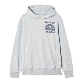 Ellesse Club Di Corsa Kapuzenpullover f&uuml;r Herren (Hellgrau meliert)