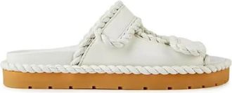 Bottega Veneta Sandalen - Jack Flat Mule Sandals - Gr. 41 (EU) - in Weiß - für Damen