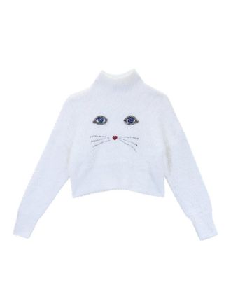 Karl Lagerfeld Pull Col Rond - Multicolore