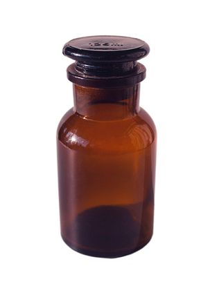 Generic JoanLab Apothekerflasche (6er Pack) aus Braunglas mit Schliffdeckel, 125 ml, f&uuml;r Labor, Apotheke, K&uuml;che