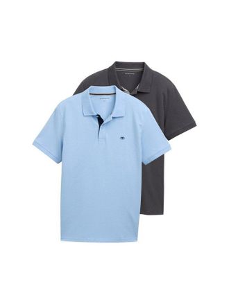 Tom Tailor Poloshirt (Packung, 2-tlg) im Doppelpack