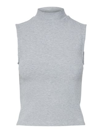 Vero Moda Damen Vmmary Tank JRS Noos Top, Light Grey Melange, XL EU