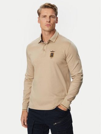 Aeronautica Aeronautica Militare Poloshirt 262PO1940UJ00663 Braun Regular Fit