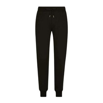 Dolce & Gabbana Klassische Logo Track Pants Schwarz Baumwolle - - Trousers - Herren - Schwarzk - XL