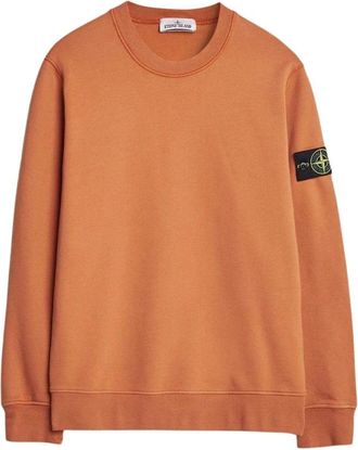 Stone Island Herren, Sweatshirts & Hoodies, Orange, LGr&ouml;&szlig;e