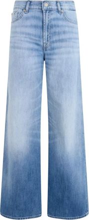 7 For All Mankind Femme, Jeans, Bleu, Taille: W26 Jean large