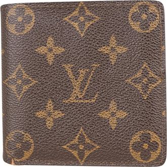 Louis Vuitton Portemonnaie - Louis Vuitton Canvas Monogram Marco Wallet - Gr. unisize - in Braun - für Damen