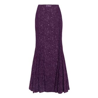 Weili Zheng Spitzen-Meerjungfrauenrock - - Skirts - Damen - Lila - L