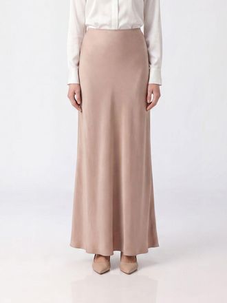 Fabiana Filippi Jupe crayon longue en satin de lyocell &agrave; taille haute