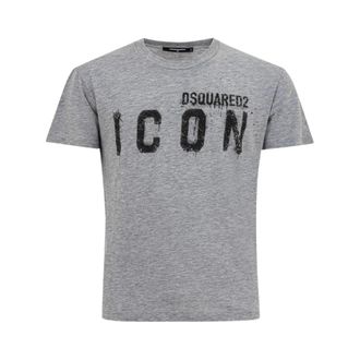 Dsquared2 M&eacute;lange T-Shirt - - Tops - Herren - Grau - XS