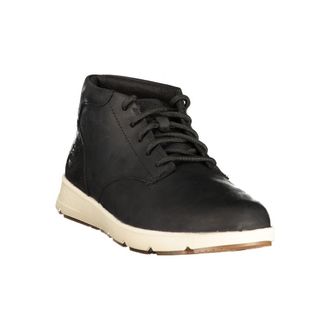 Timberland Lace-Up Contrast Sole Sneaker - Black