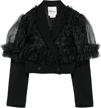 Comme Des Garçons veste à volants