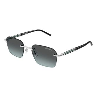 Montblanc Montblanc - Lunettes de soleil Mb0526S - Homme - Accessoires - Gris - Taille: 54 MM