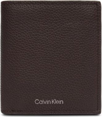 Calvin Klein Geldbörse Foil Emboss Slim Trifold W Card LV04D1063G Braun