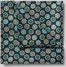 Blick. Einstecktuch aus Seide im Allover-Look