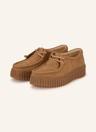 Clarks Schn&uuml;rer Torhill Bee beige