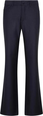 Etro Homme, Pantalons, Bleu, Taille: M Pantalon &Eacute;vas&eacute; &agrave; Rayures