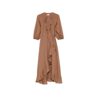 Marella Femme, Robes, Brun, Taille: 38 FR Maxi Robes