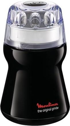 Moulinex ar110830 Universalmühle, für Kaffee/Gewürze/Nüsse, Schwarz, für alle Arten von Getreide, 180 W