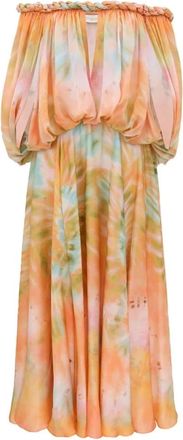 Zimmermann Femme, Robes, Multicolore, Taille: 38 FR Luna Twist Billow Gown